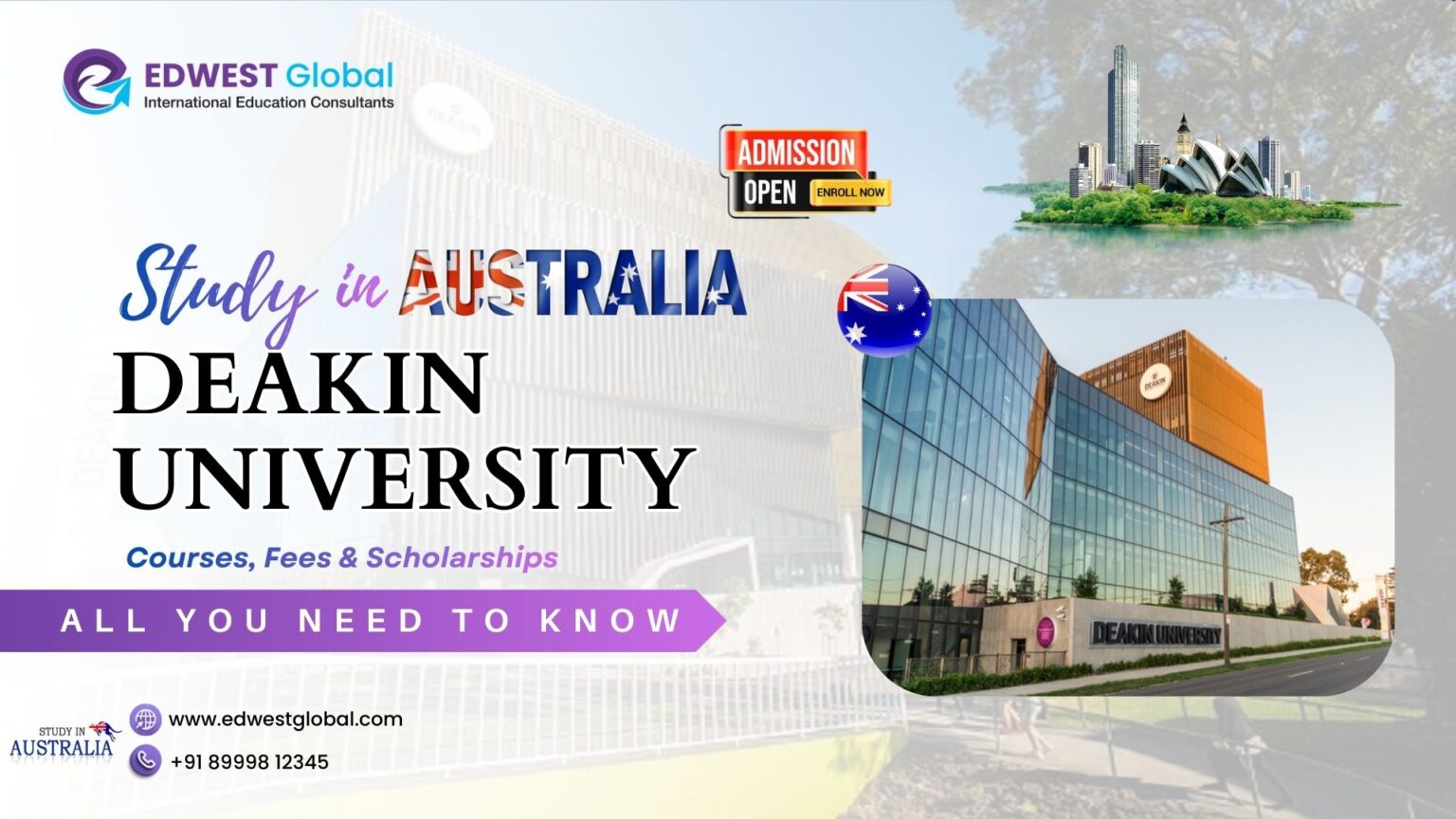 Study at Deakin University Australia | Fees & Courses Edwest Global ...