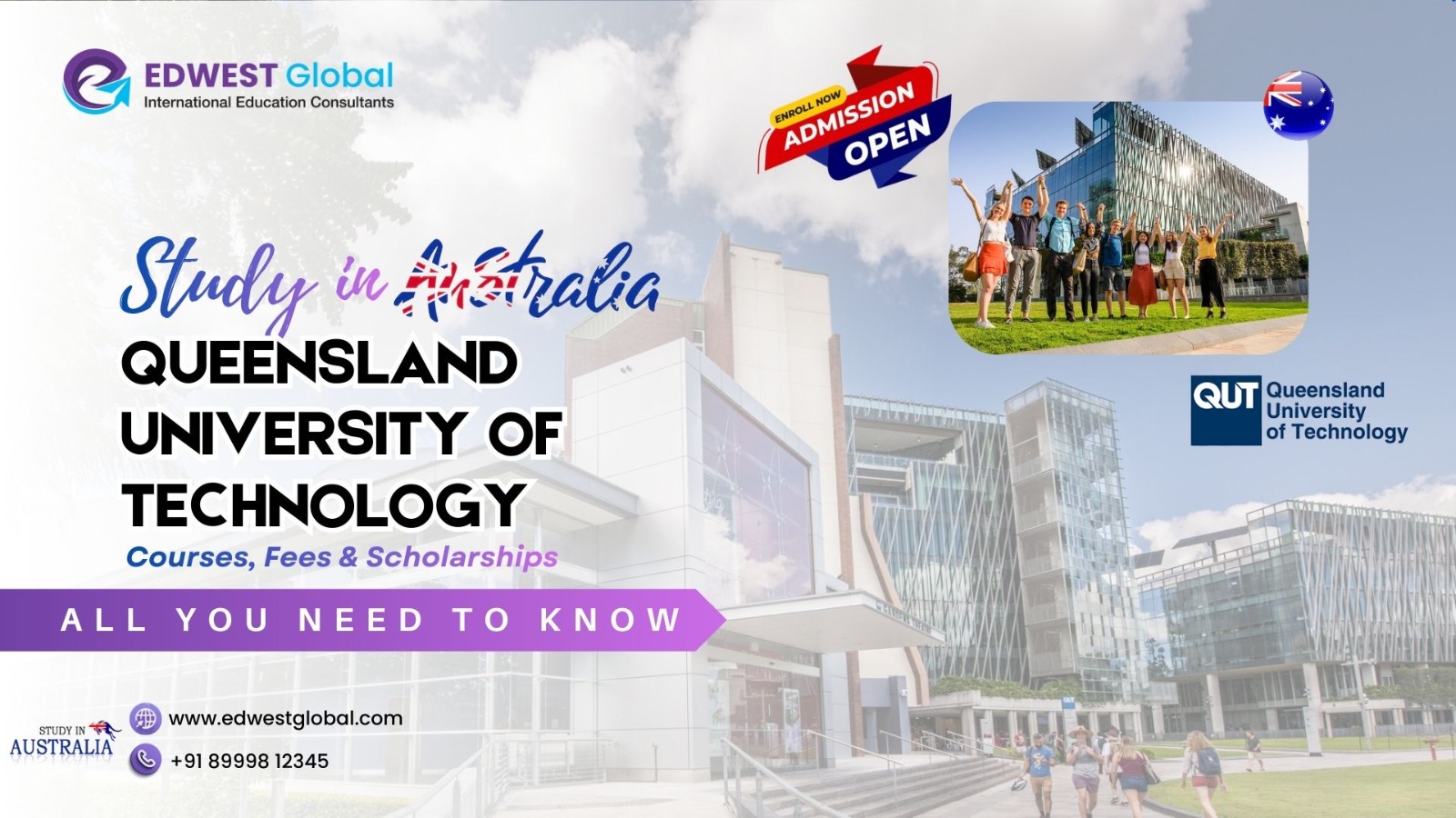 Study at Queensland University of Technology Australia - Edwest Global ...